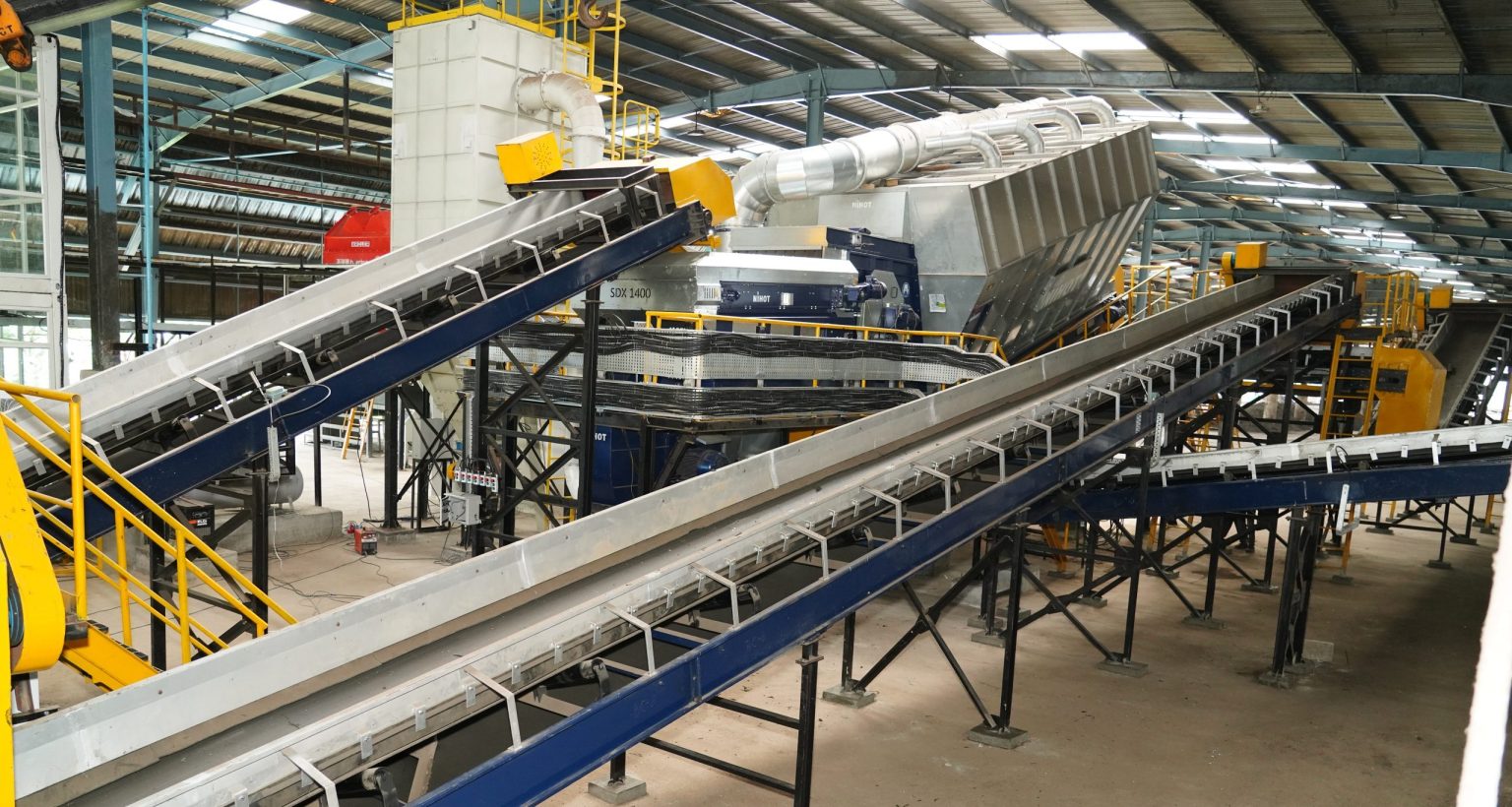 Ballistic Separator Machine For Solid Waste Management Plants